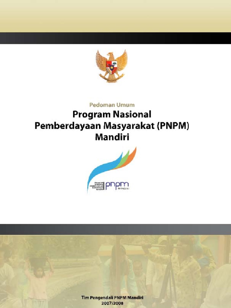 Pedoman Umum PNPM Mandiri | PDF | Ilmu Sosial