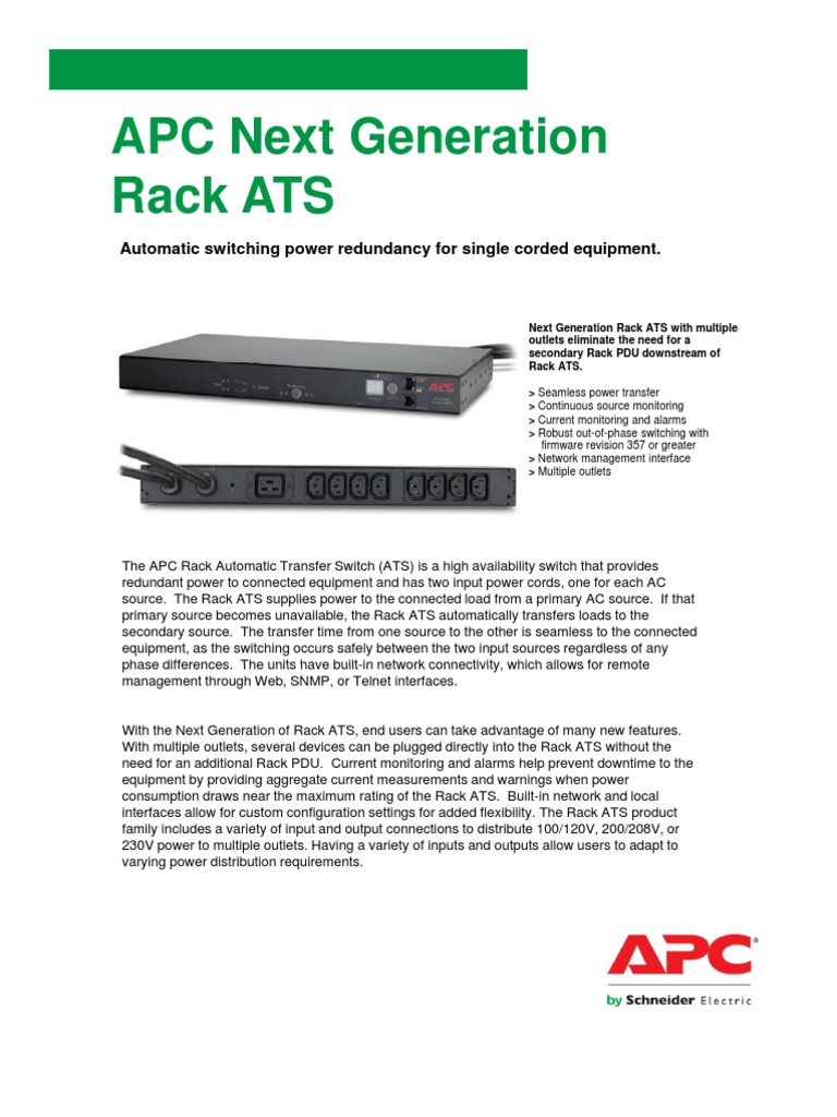 Sts Apc Thon-7gtpy6 r5 en | PDF | Relay | Power Supply