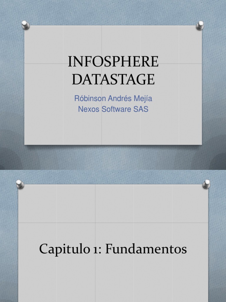 Infosphere Datastage | PDF | Almacén de datos | Recuperación de información
