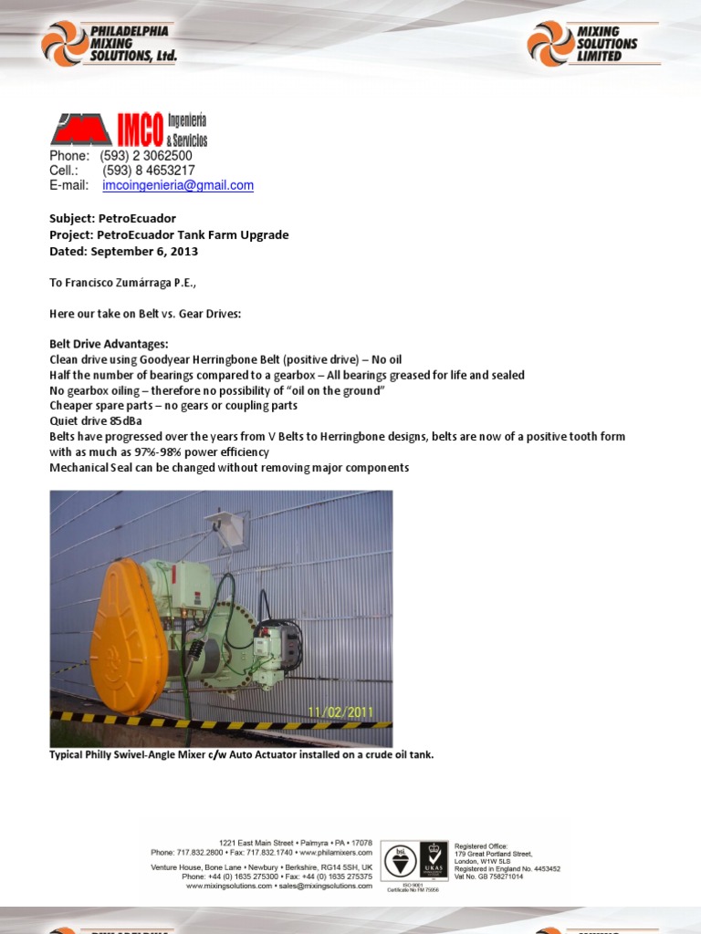 Gear Drive Issues Why Belt Is Better Pdf Transmission Mechanics