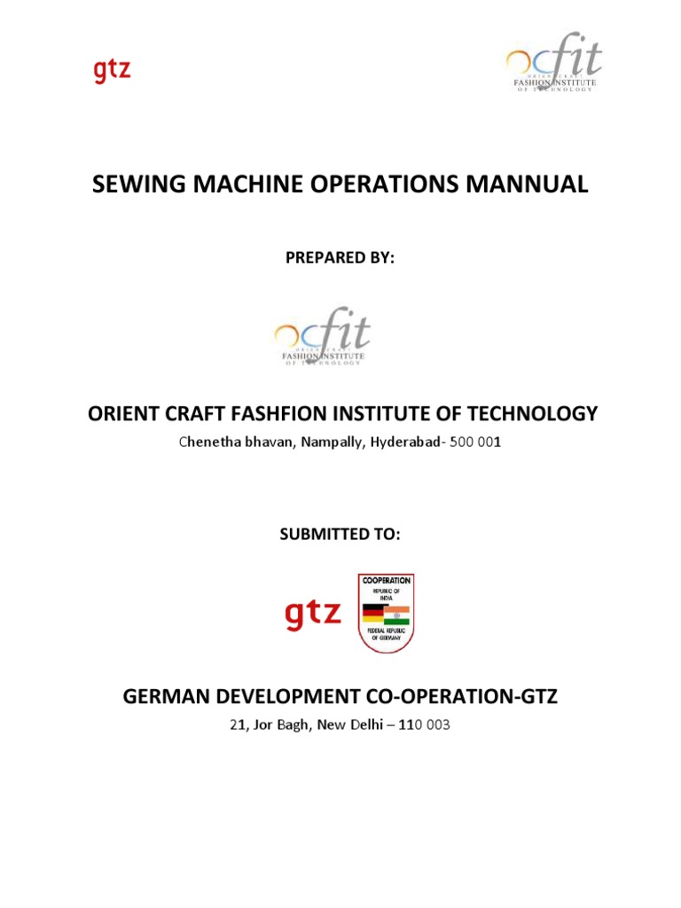 Sewing Machine Pdf Sewing Machine Seam Sewing
