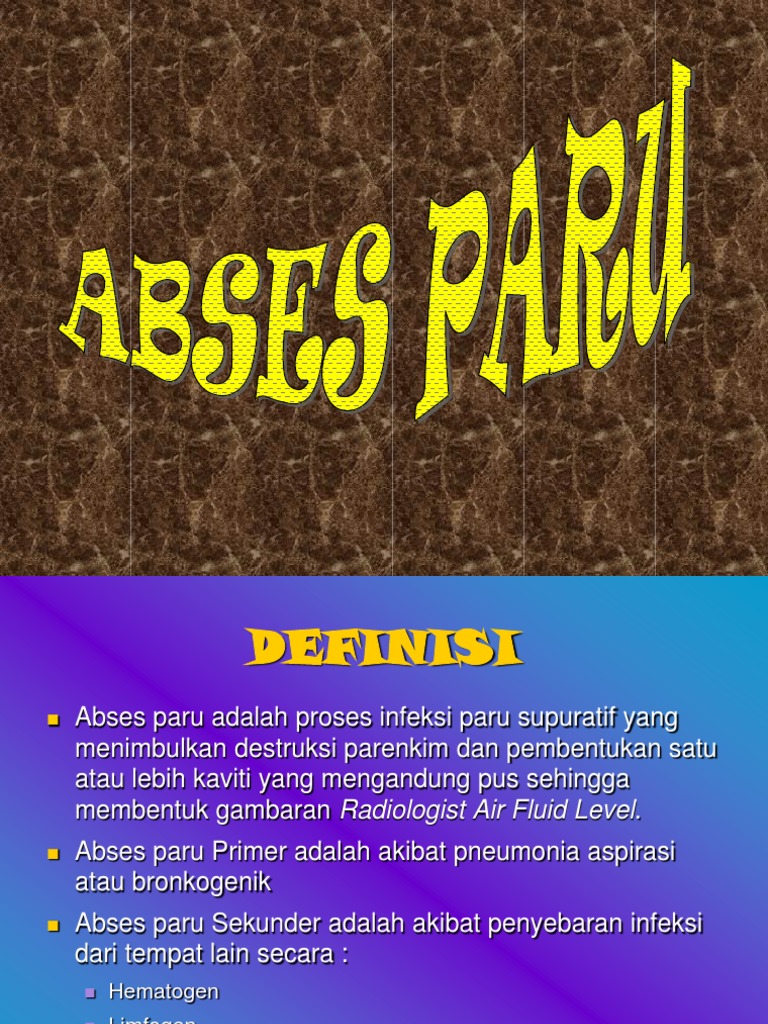 Abses Paru | PDF
