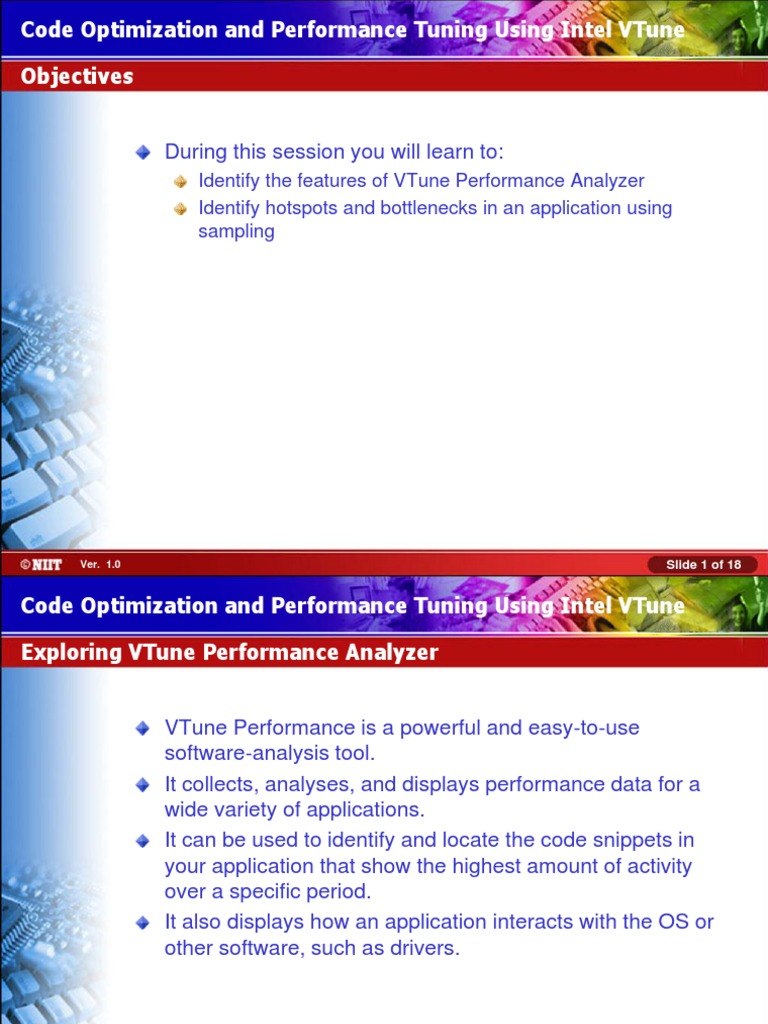 04 Intel VTune Session 05 | PDF | Program Optimization | Microsoft Windows