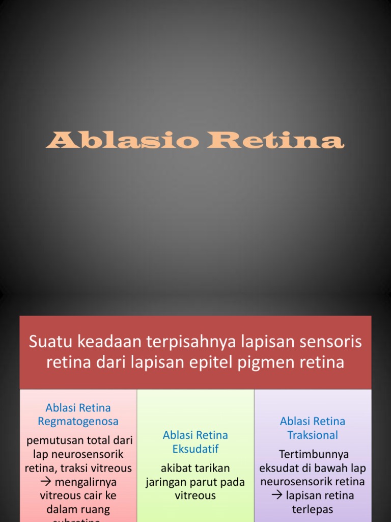 Ablasi Retina | PDF