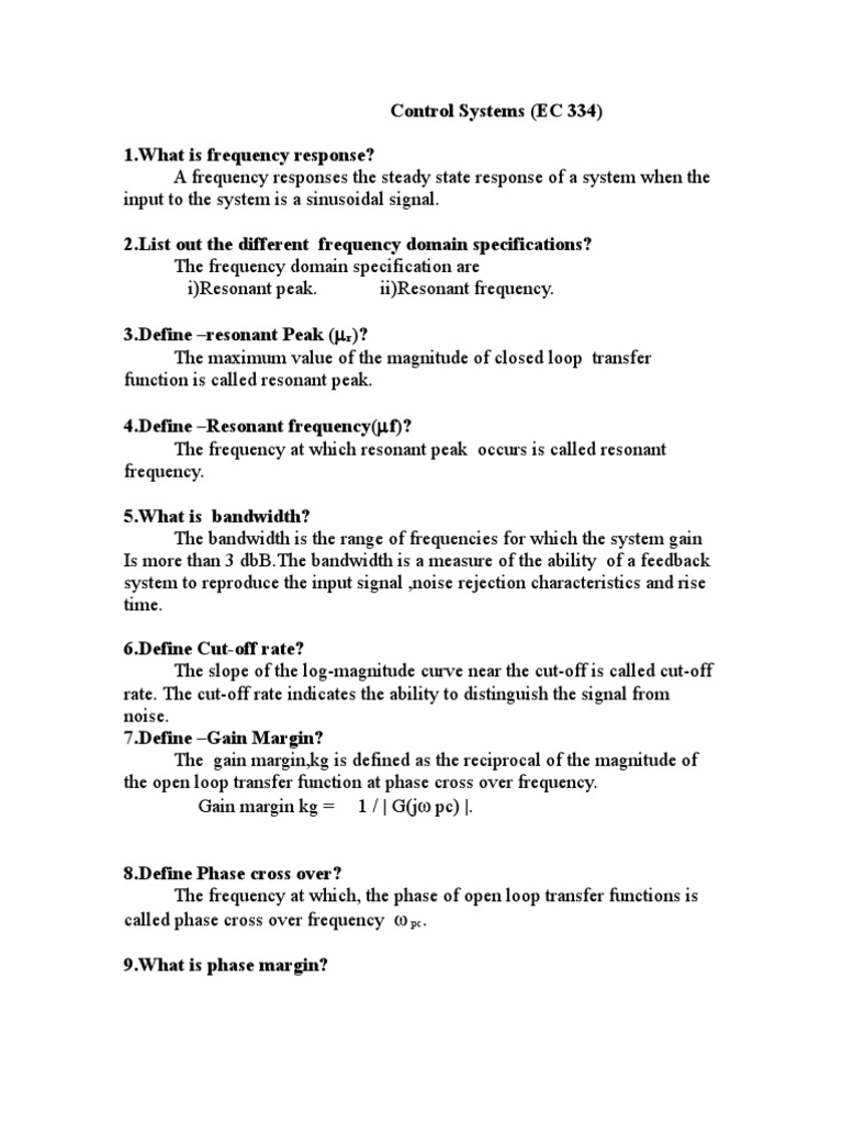 Control Systems | PDF | Control Theory | Control System