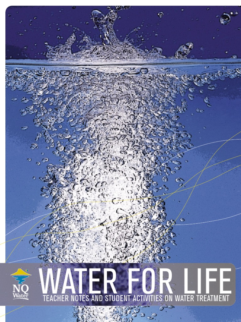 Water For Life Teacher Notes and Student Activities On Water Treatment ...