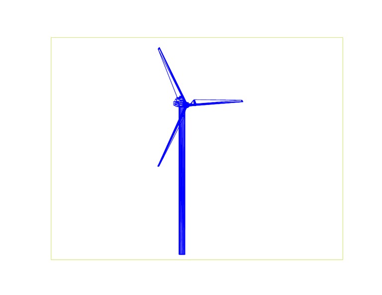 Generic Wind Turbine AutoCAD Block | PDF