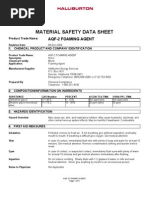 Afff MSDS | PDF | Firefighting | Chemistry