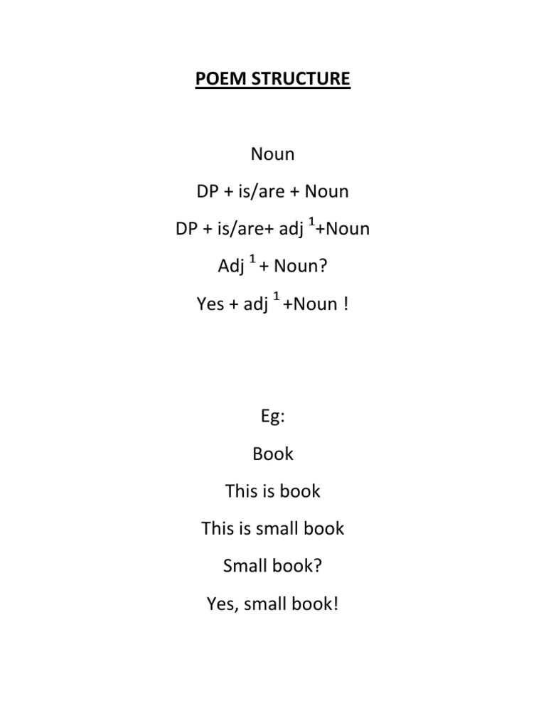 Understanding Poem Structure Basics | PDF