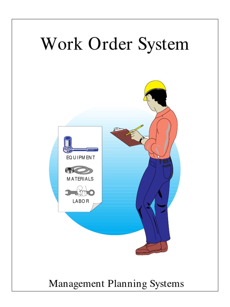 Work Order System: Management Planning Systems | PDF | Menu (Computing ...
