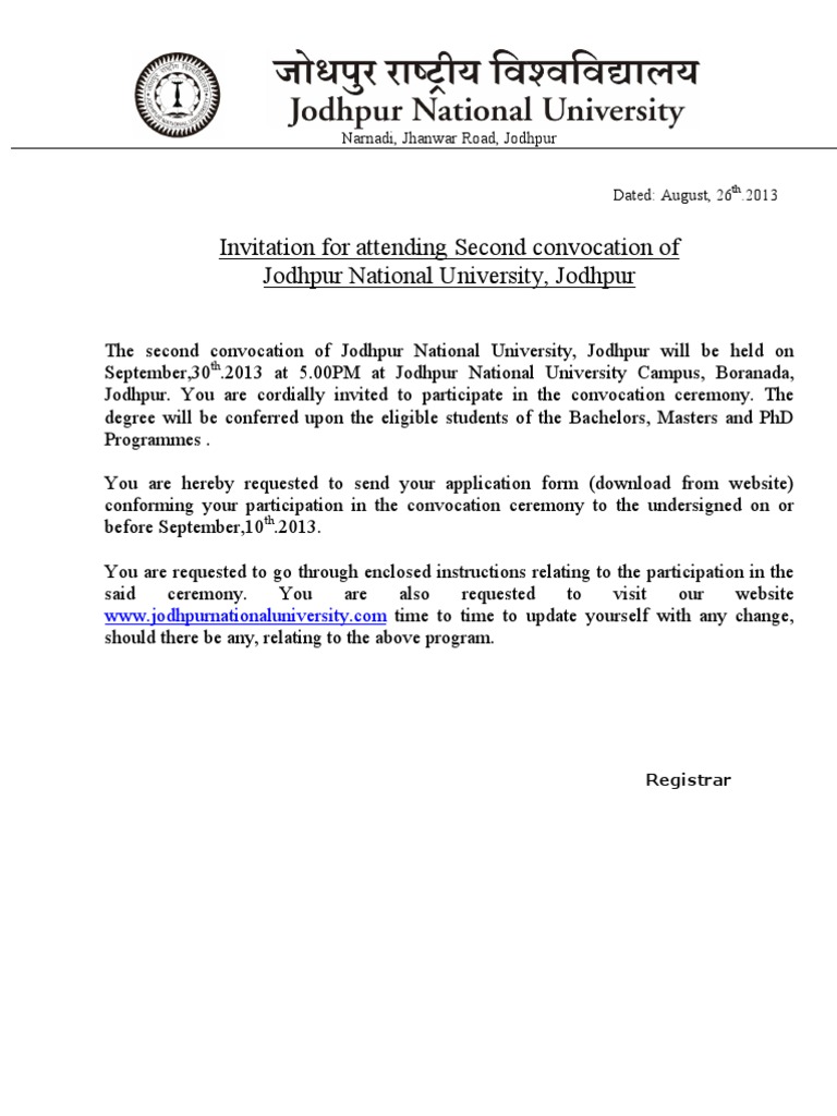 Convocation Form Jodhpur-2012 | PDF | Academic Degree | Doctor Of ...
