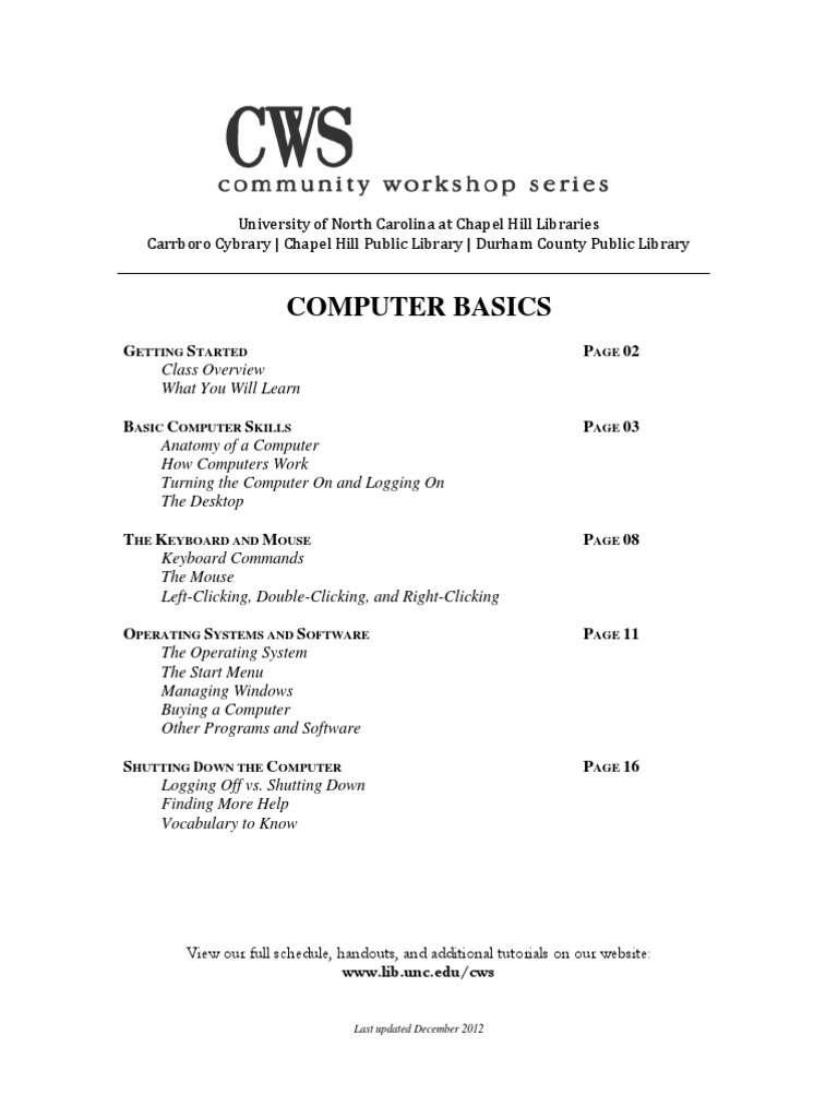 Computer Basics | PDF
