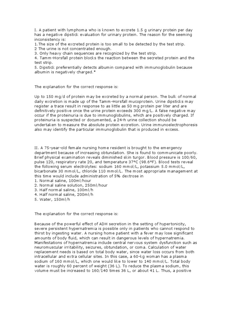 Harrison MCQ Nephrology | PDF | Kidney | Medical Specialties