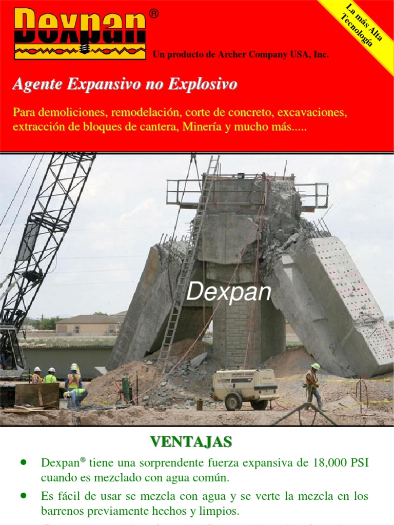 DEXPAN Catalog Spanish1 | PDF | Hormigón | Demolición