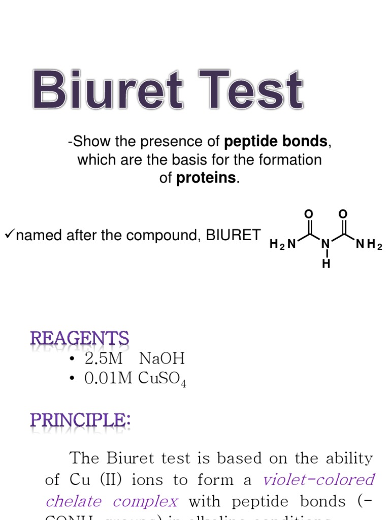 Biuret test
