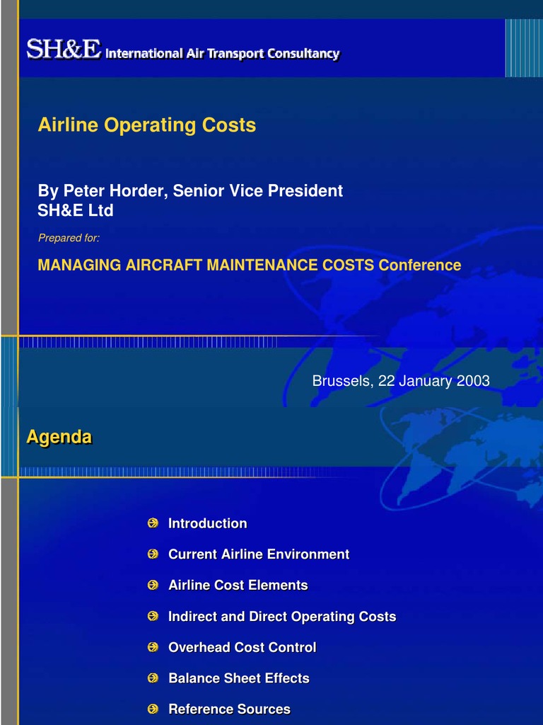 Airline operating costs | Airlines | Expense
