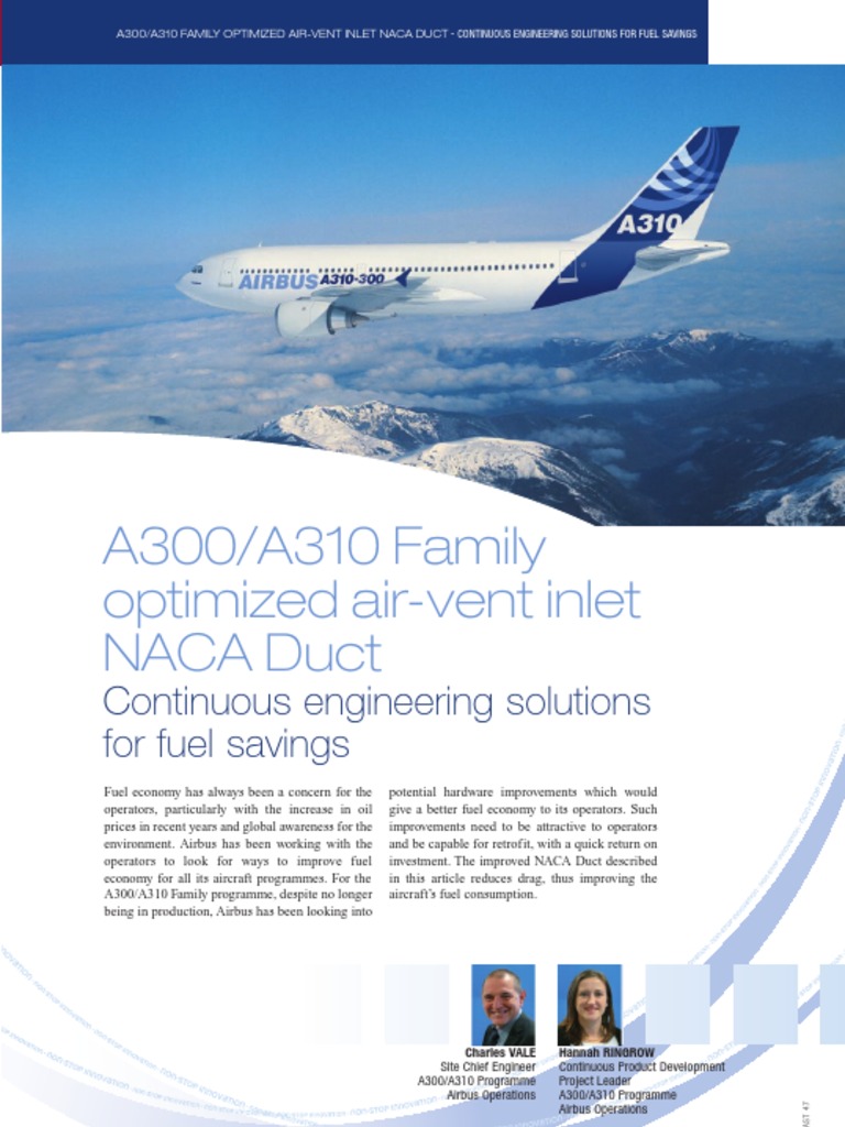Naca Duct | National Advisory Committee For Aeronautics | Airbus