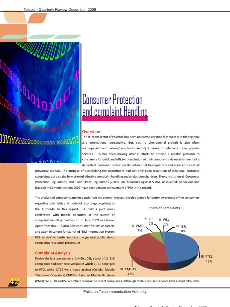 07 Consumer Protection Complaint Handling Dec 2009 | PDF | Subscriber ...