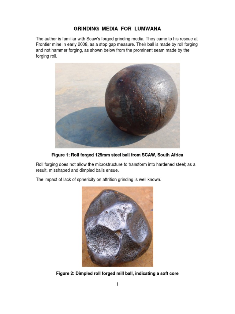 Grinding Media For Lumwana Copper Mine In Zambia Pdf Mill Grinding Forging