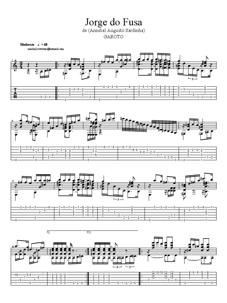 Garoto Annibal Augusto Sardinha Jorge Do Fusa PDF | PDF