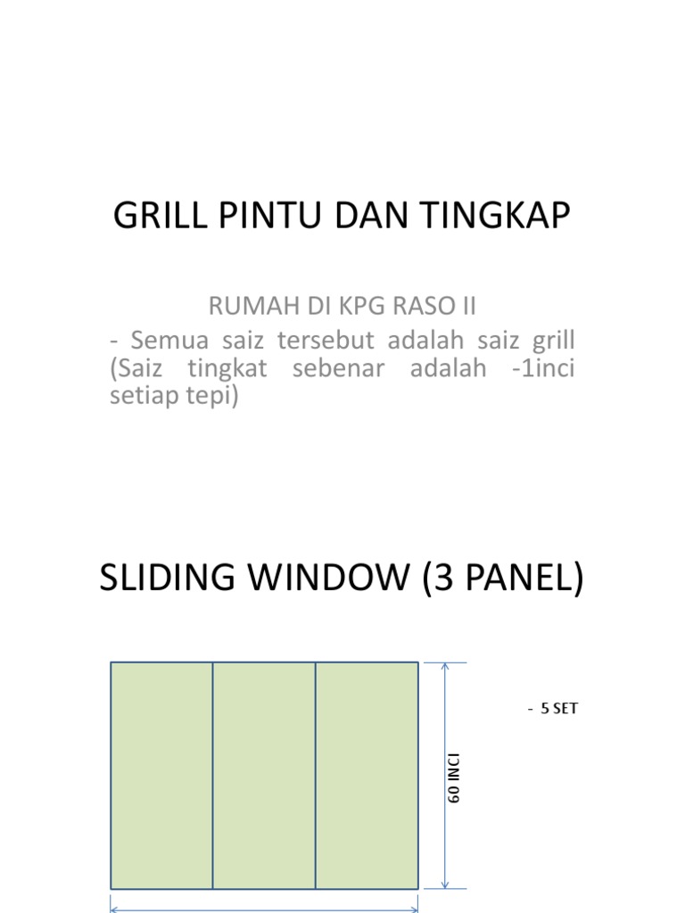 Grill Pintu Dan Tingkap | PDF | Griya & Taman | Seni