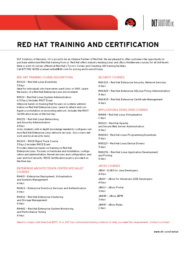 Redhat Mini Catalog | PDF | Red Hat | Linux