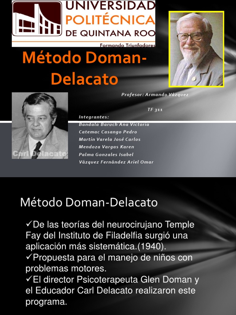 Metodo Doman Delacato | PDF | Parálisis cerebral | Discapacidad intelectual