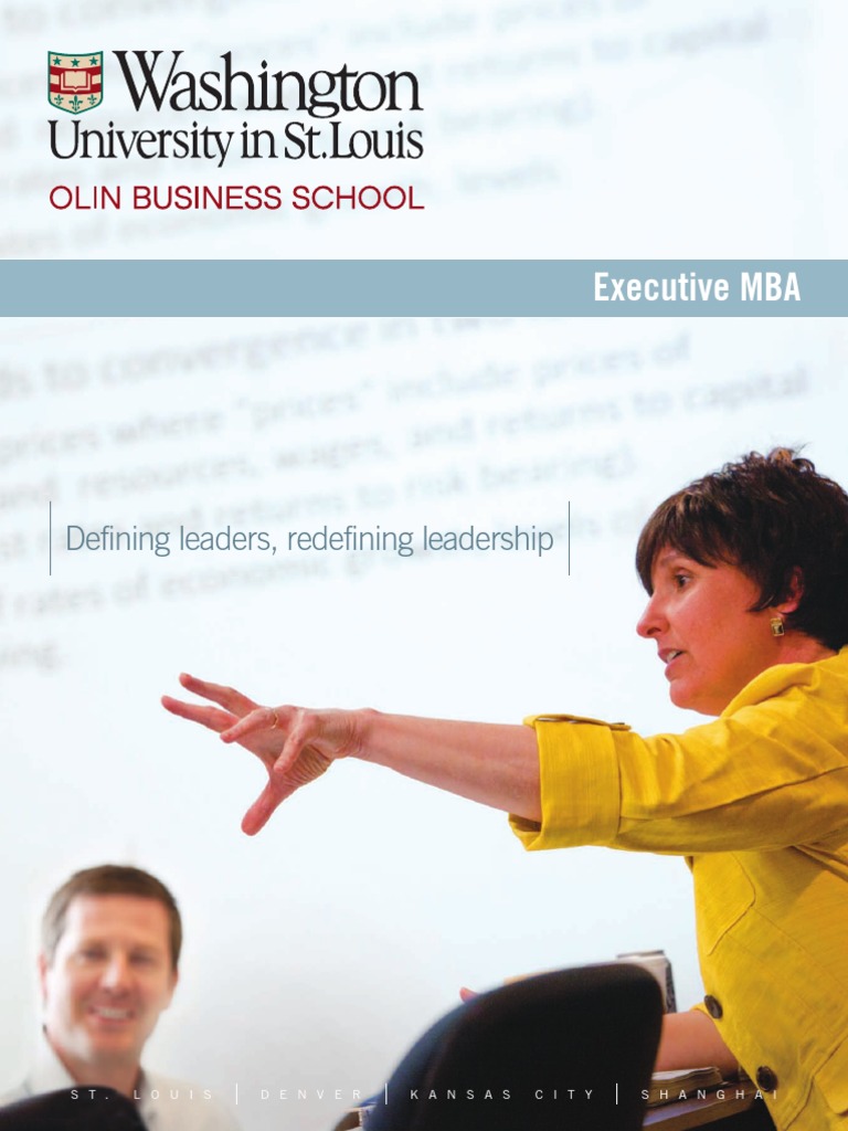 EMBA Viewbook For University of Washington | PDF | Washington ...