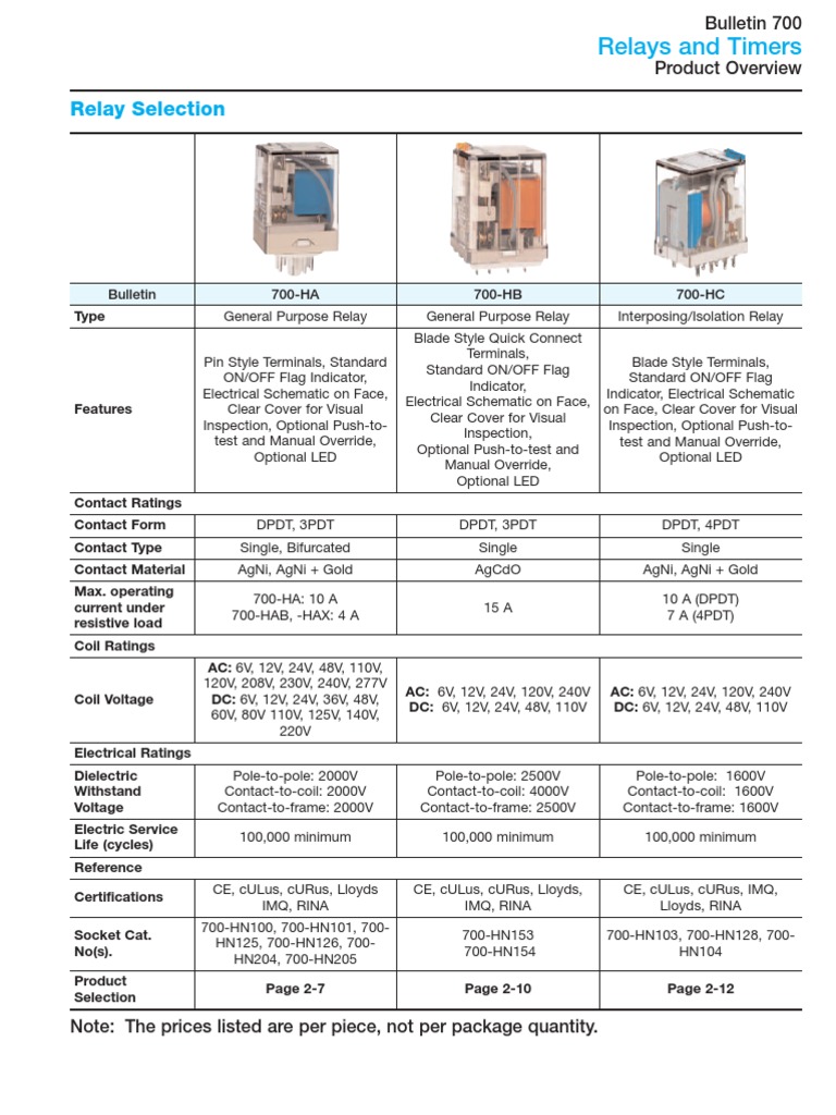 Allen Breadley Control Relay01 | PDF | Relay | Switch