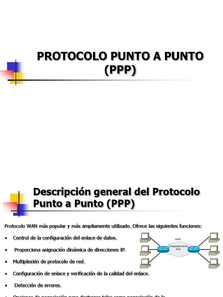 Protocolo PPP: Funciones y Autenticación | PDF | Autenticación ...
