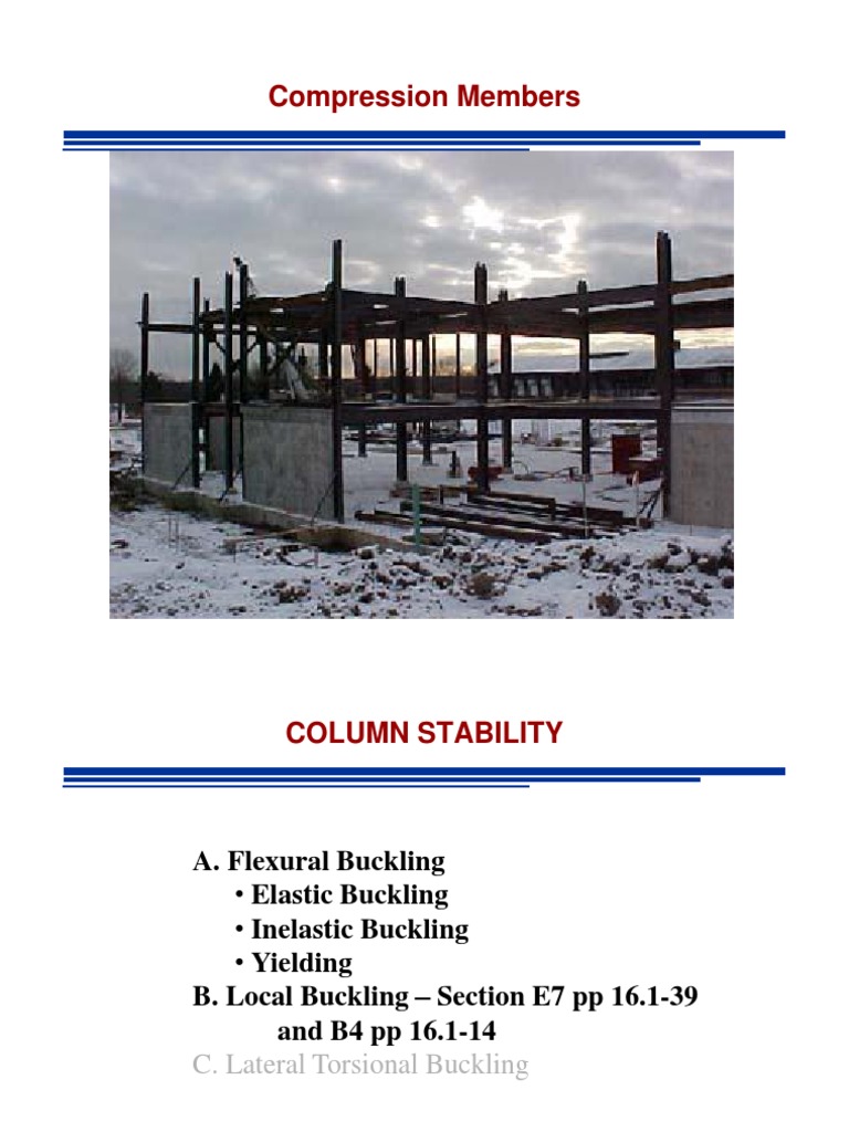 Flexural Torsional Buckling in Columns | PDF | Buckling | Column