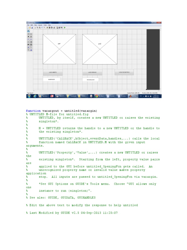 Function: Varargout Untitled (Varargin) | Download Free PDF | Matlab | Object (Computer Science)