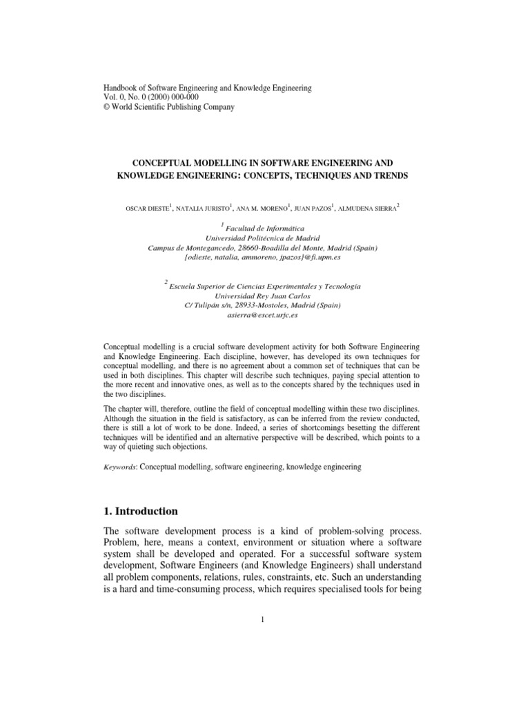 Conceptual Modeling Pdf Conceptual Model Class Computer Programming