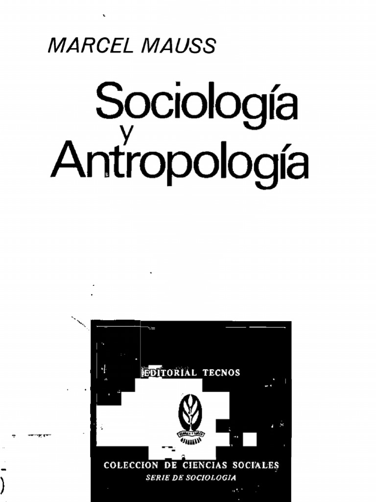 Marcel Mauss Sociologia y Antropologia | PDF