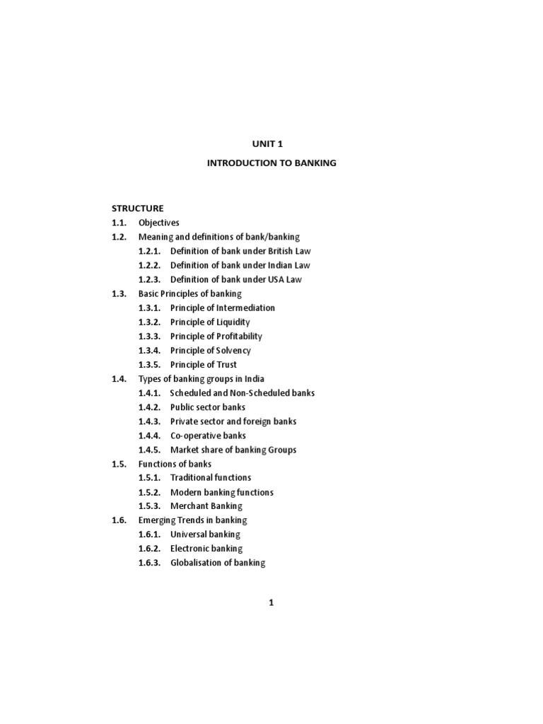 Introduction to Banking Concepts | PDF | Reserve Bank Of India ...