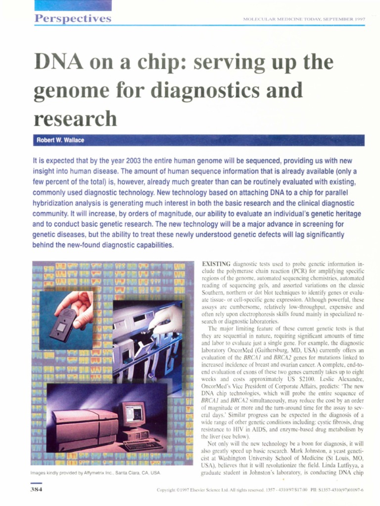 1 3 | PDF | Dna Sequencing | Dna Microarray