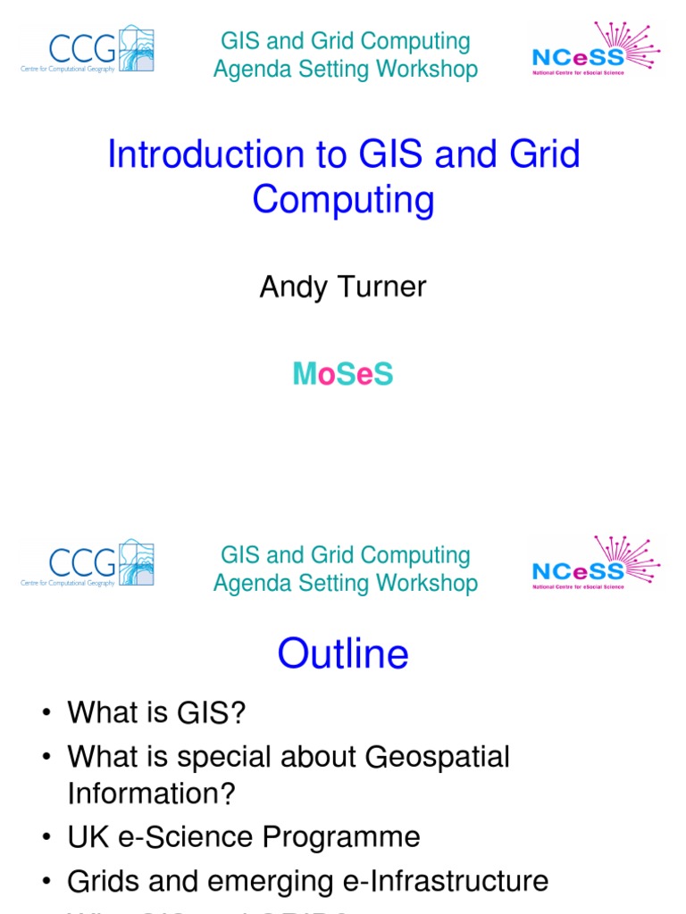 Turner Introduction To GISAnd Grid Computing | PDF | Grid Computing | Geographic Information System