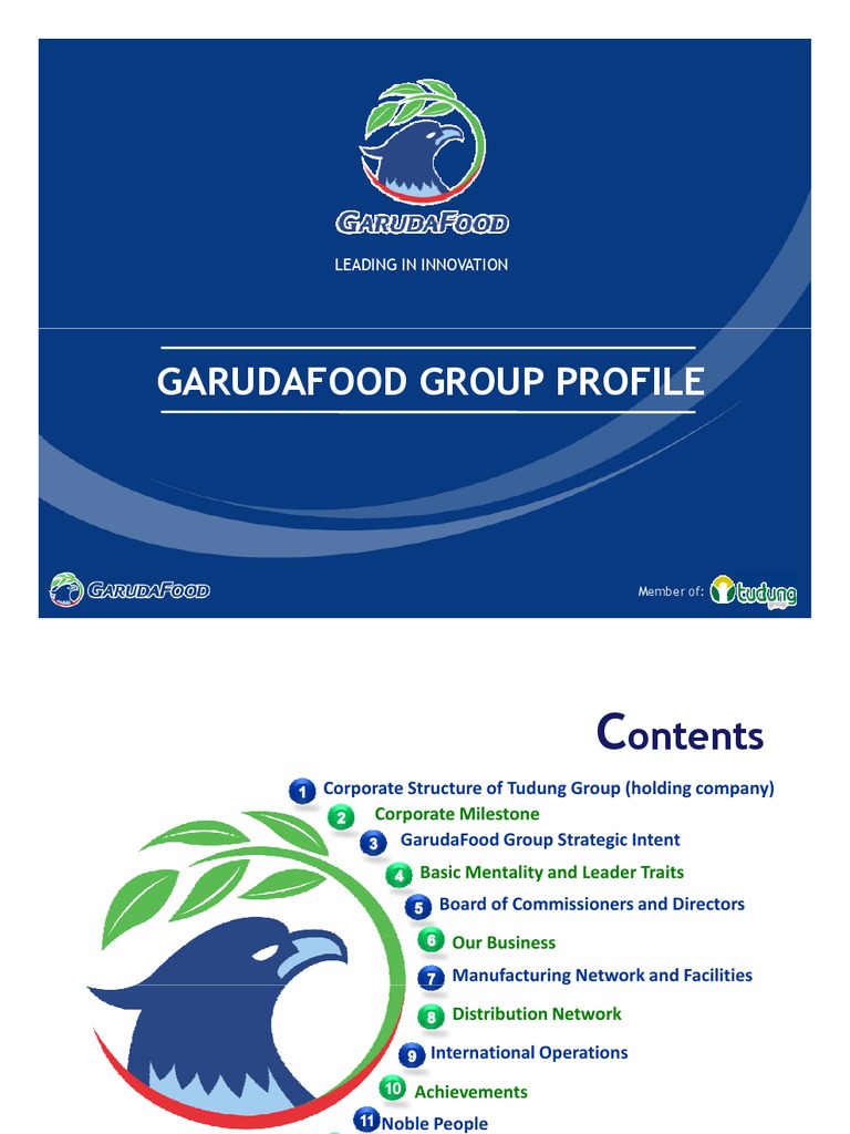 GarudaFood Group: Innovation & Growth Strategy | PDF | Drink | E Commerce