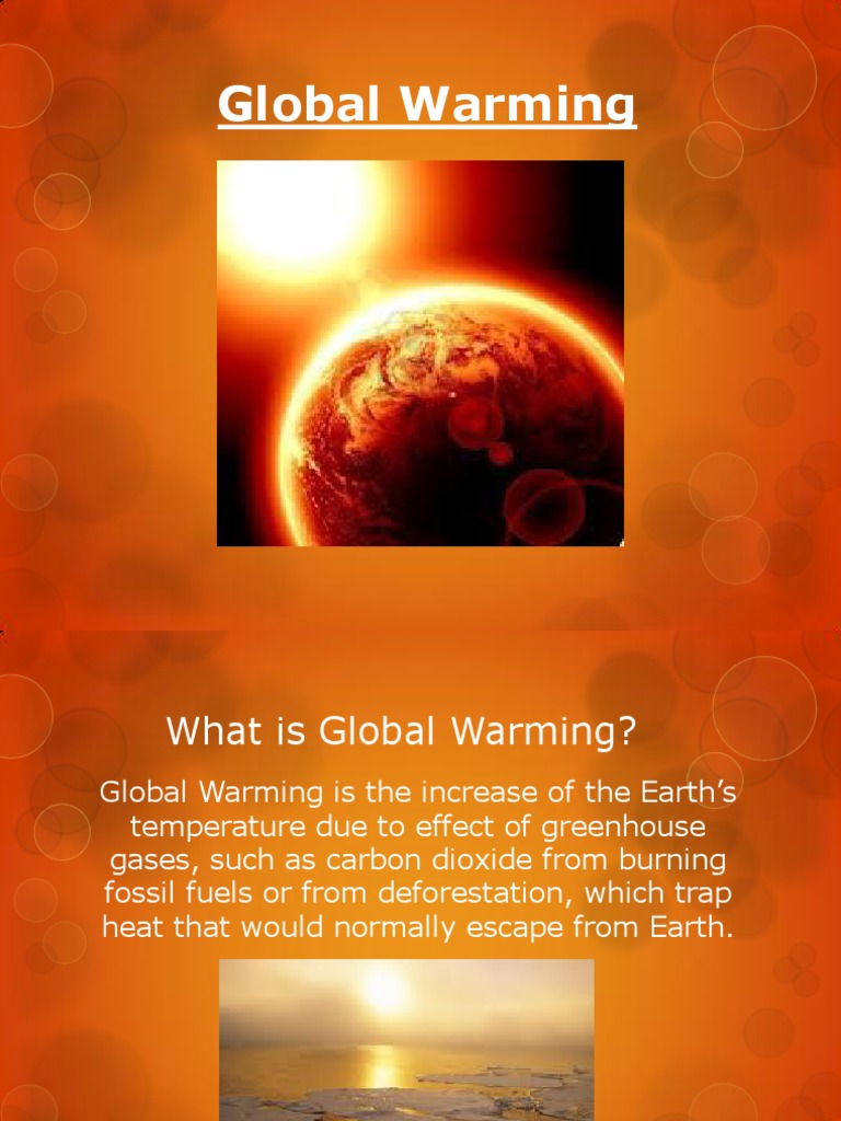 Global Warming Powerpoint Presentation | PDF | Global Warming | Climate ...