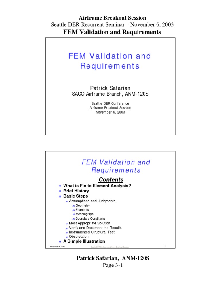 Fem Result Validation | PDF | Finite Element Method | Verification And Validation