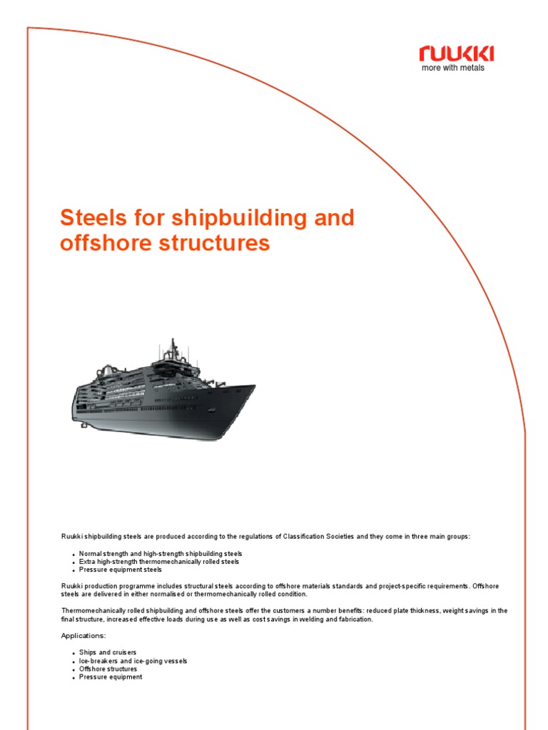 Steels For Shipbuilding and Offshore Structures | PDF | Structural ...