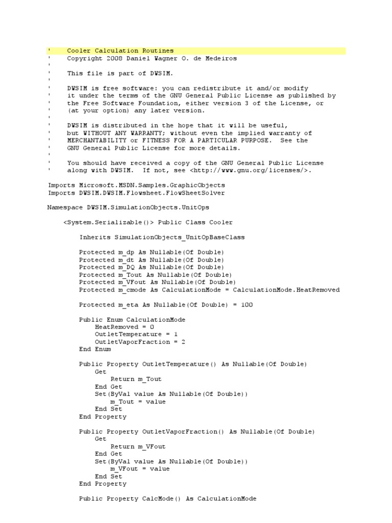 Cooler Calculation Routines | PDF
