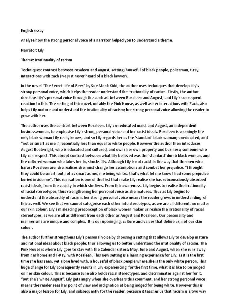 Secret Life of Bees | PDF | Prejudice And Discrimination | Society