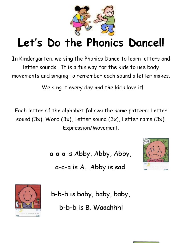How To Phonics Dance PDF | PDF