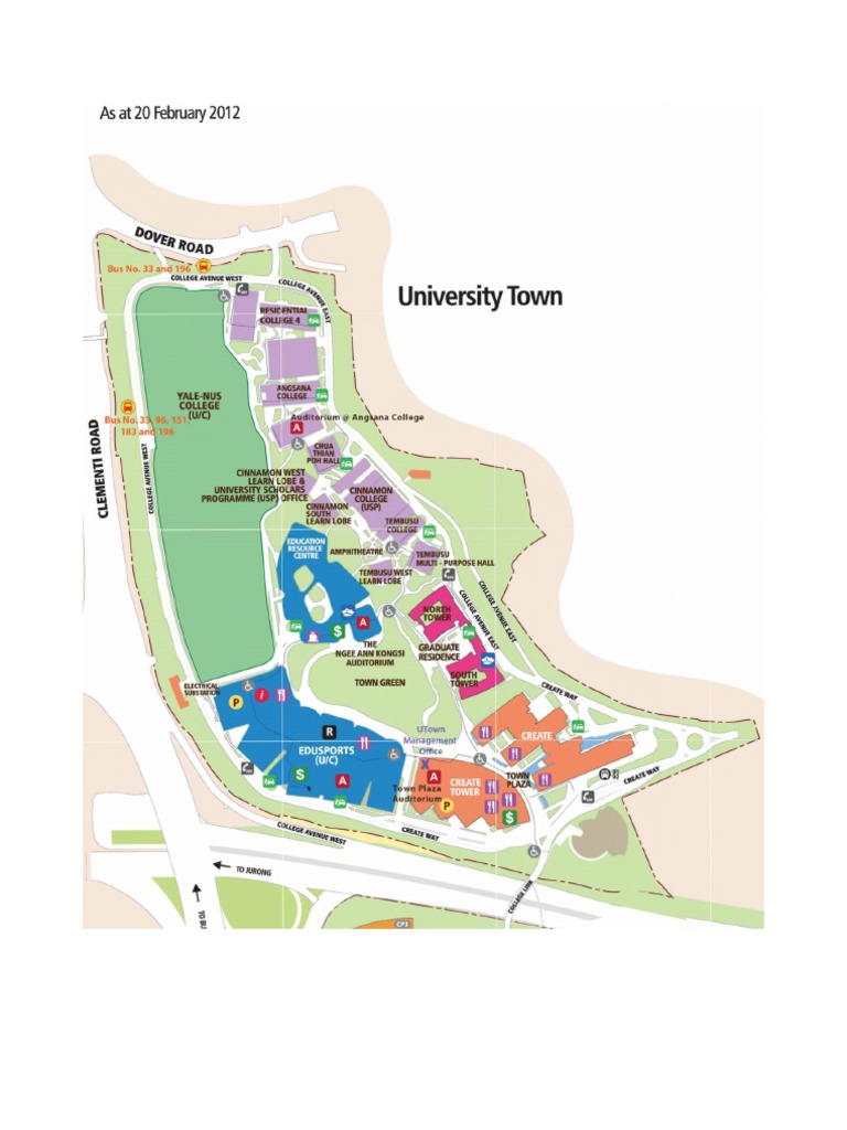 UTown Map Large | PDF