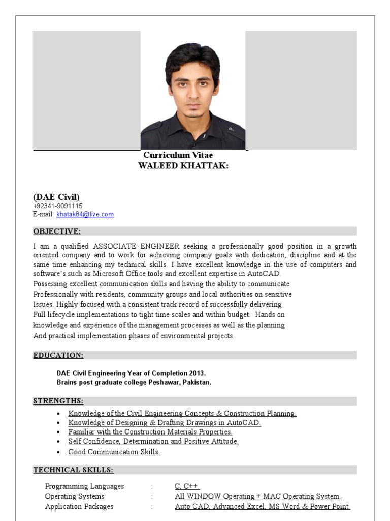 Waleed Khattak CV | PDF | Quality Assurance | Engineering