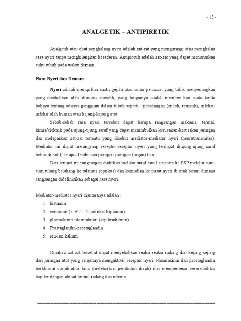 Analgetik | PDF