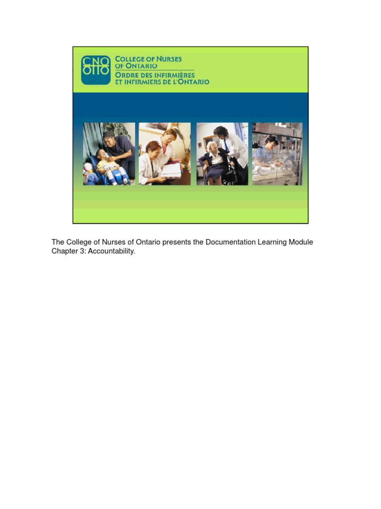 Accountability (CNO) | PDF | Nursing | Accountability