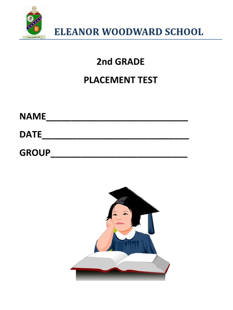 2nd Grade Placement Test Document | PDF | Foreign Language Studies ...