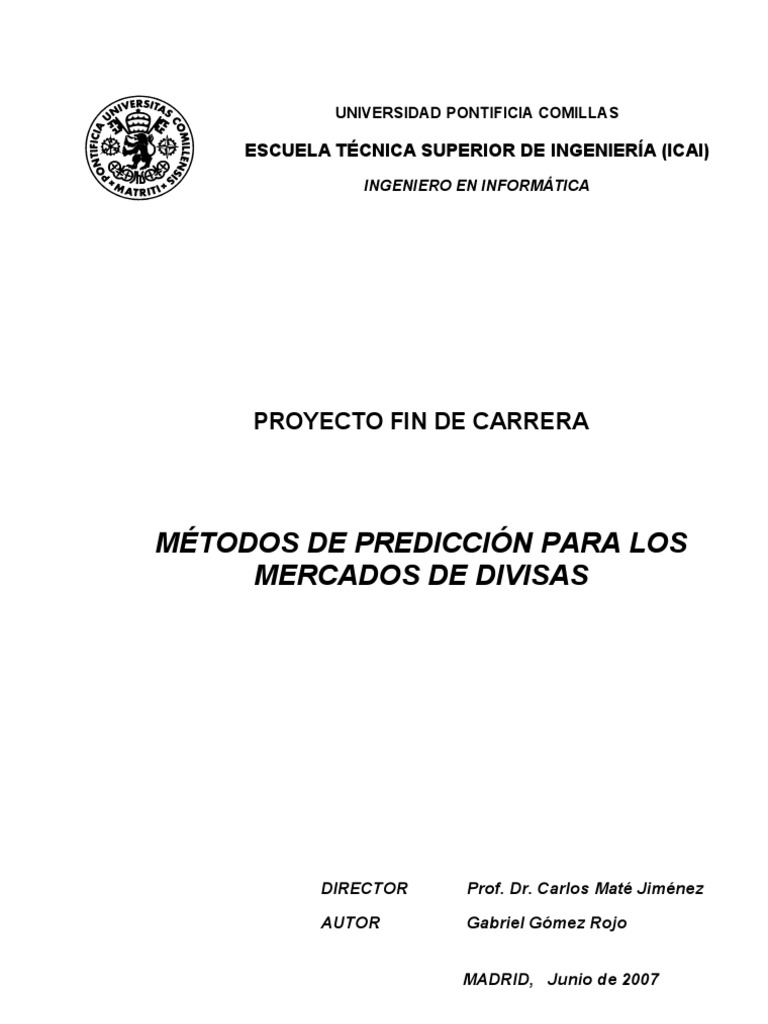 Metodos Predictivos en El Mercado de Valores | PDF | Estándar dorado ...